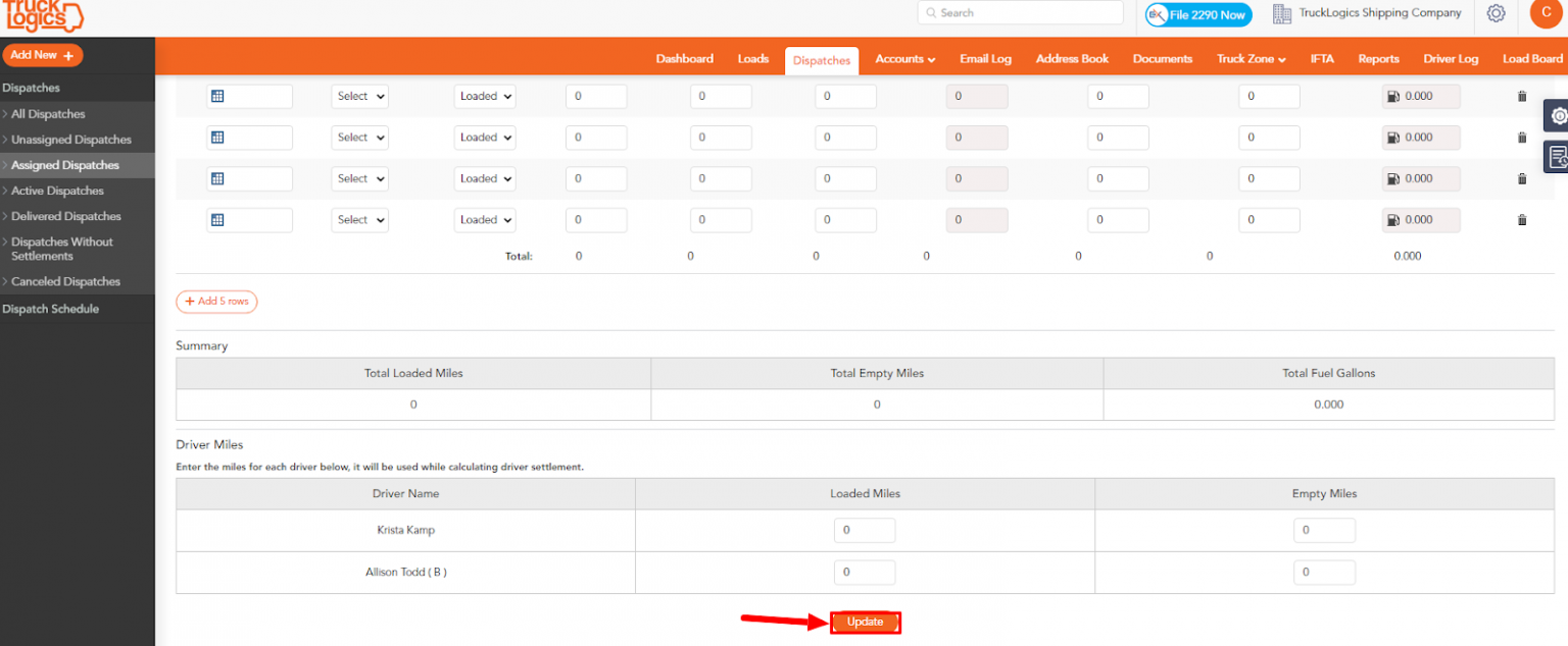 How-To Tuesday: Quickly Canceling a Dispatch and Load (Updated) – TruckLogics – Trucking ...