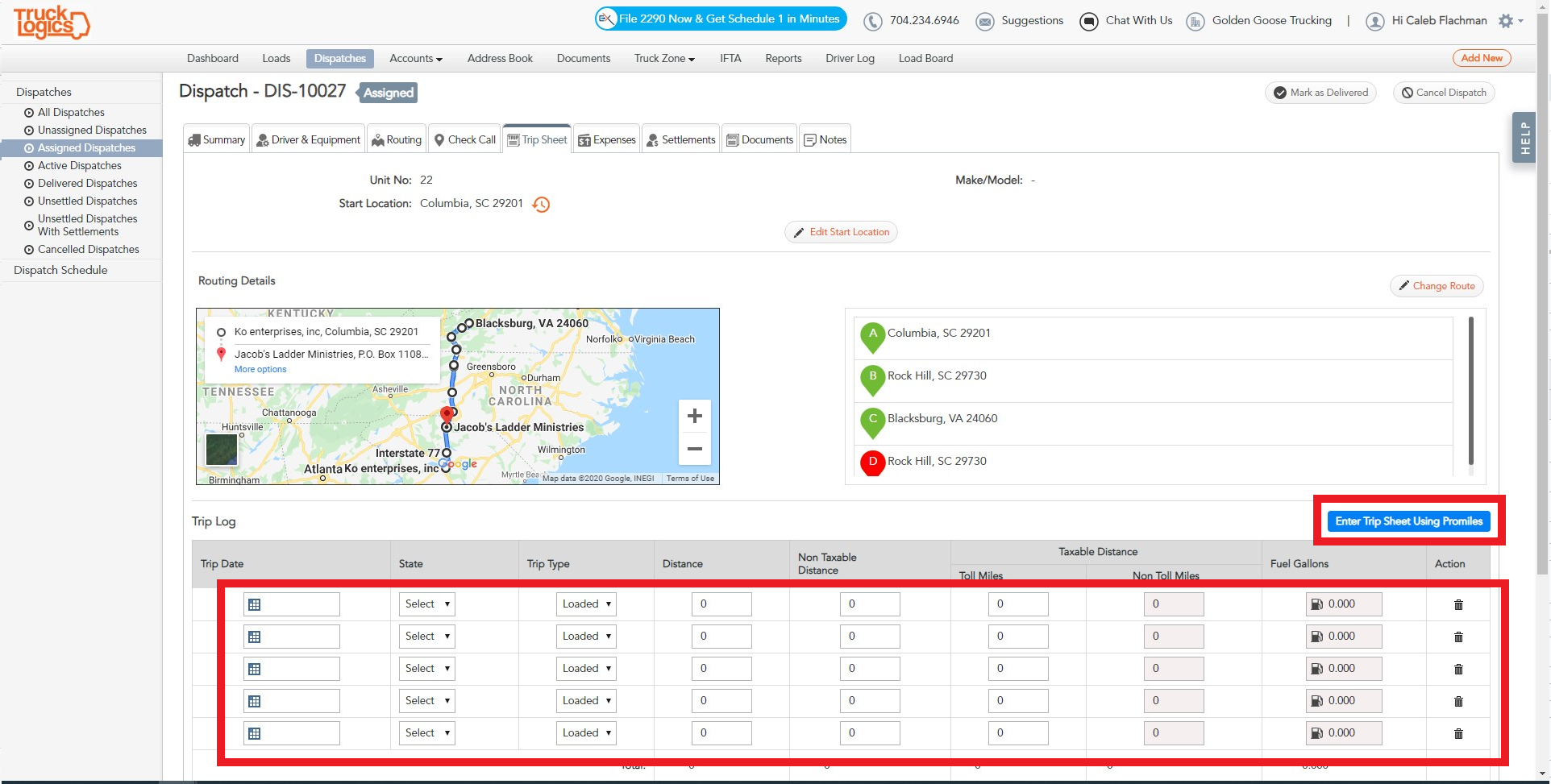 How-To Tuesday: Logging Your Deadhead Miles – TruckLogics