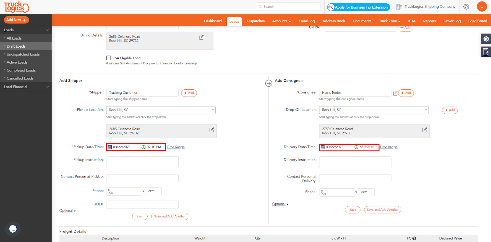 How-To Tuesday: Creating a Load in TruckLogics [Update] – TruckLogics ...