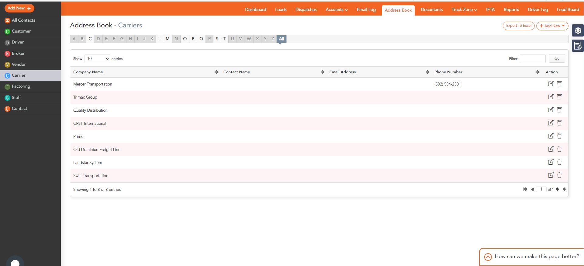 Using TruckLogics’ Address Book to Cut Down Clutter and Save Valuable ...