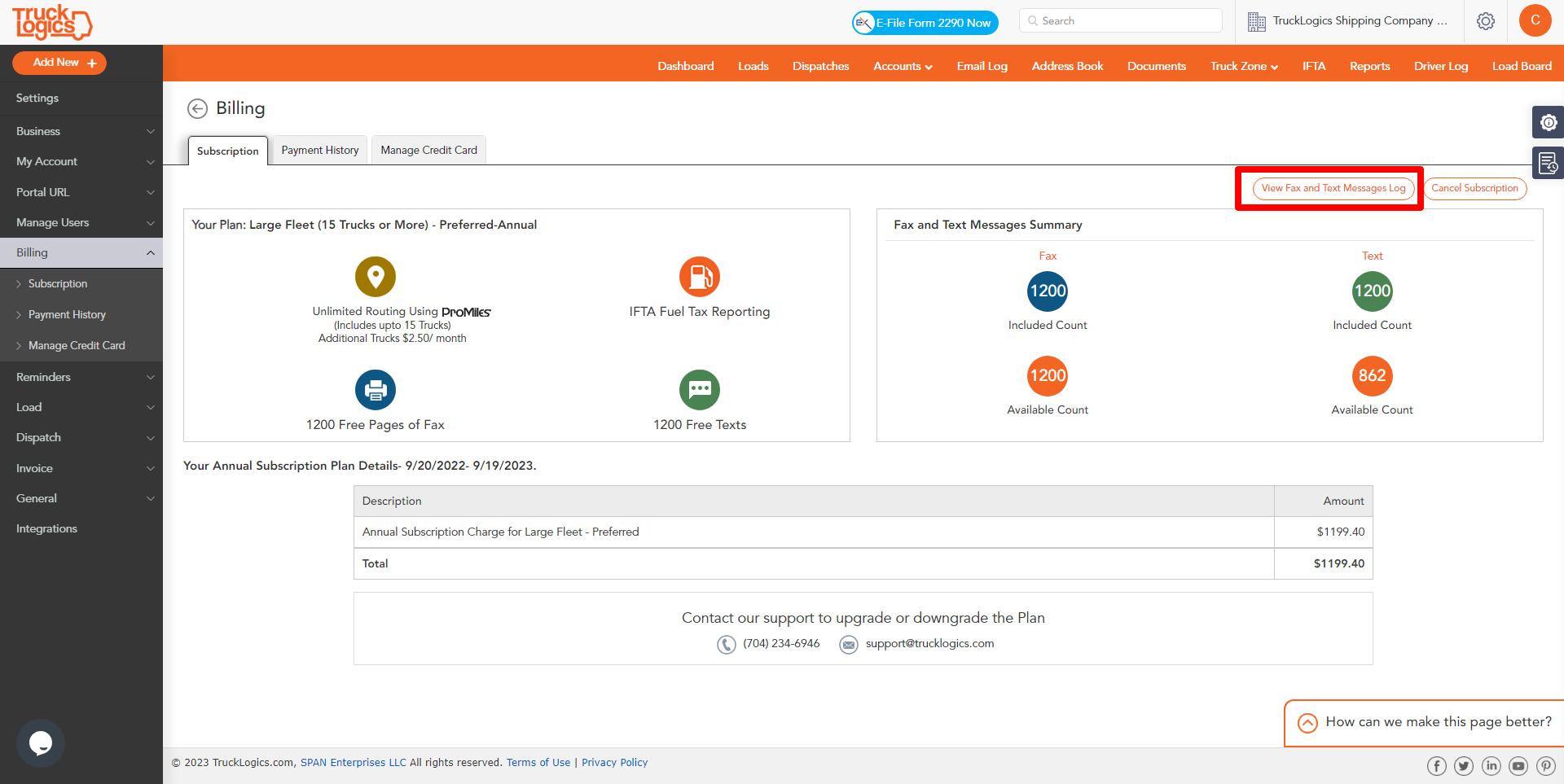 How-To Tuesday: Locating your Fax and Text Message Logs in TruckLogics ...