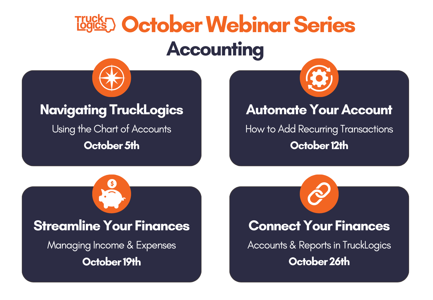 Your Business Accounting Made Easy – The TruckLogics October Webinar ...