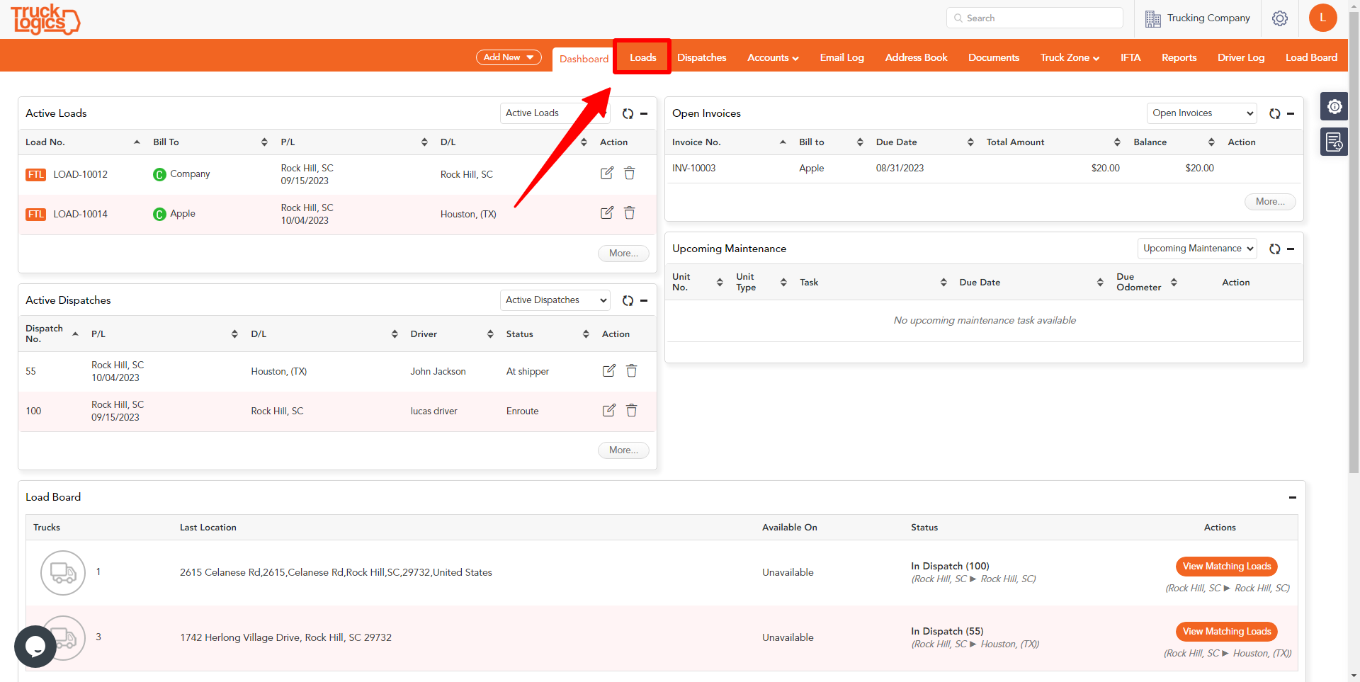 How-To Tuesday: Searching for Uninvoiced Loads – TruckLogics – Trucking ...