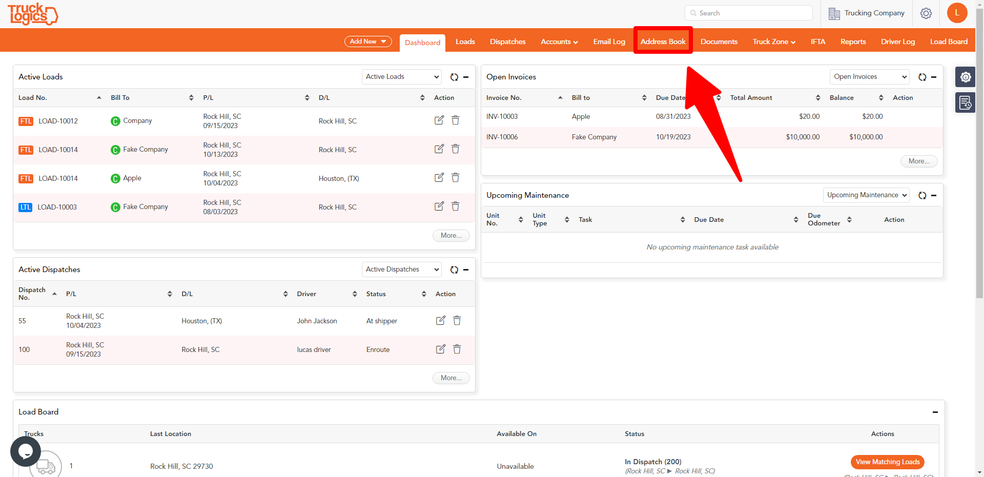 Navigating TruckLogics – Using the New Smart Import Address Book ...